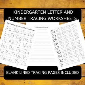 Print Handwriting the Alphabet and Numbers 1-100 | Kindergarten Age and ...