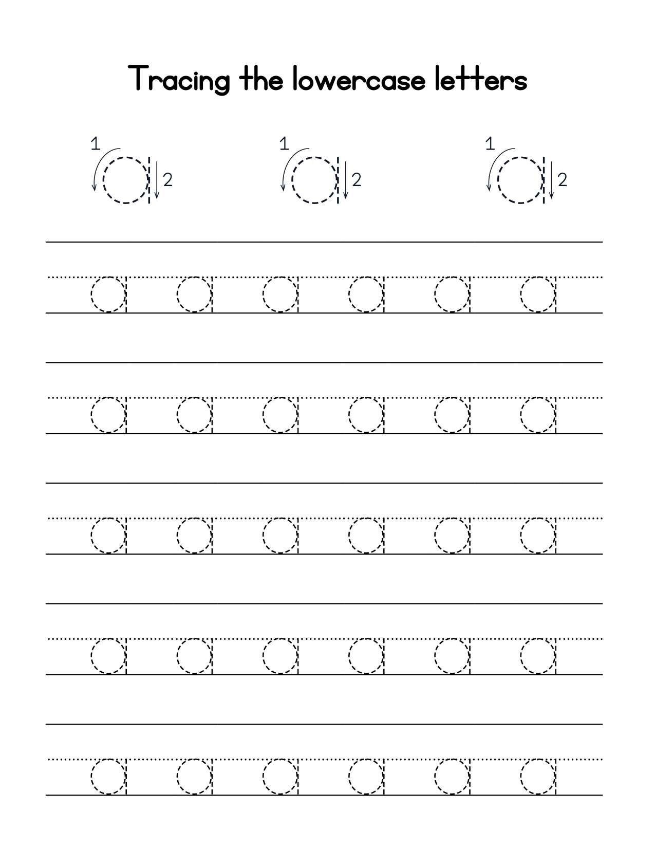 26 Printable Lowercase Alphabet Worksheets for Preschool and ...