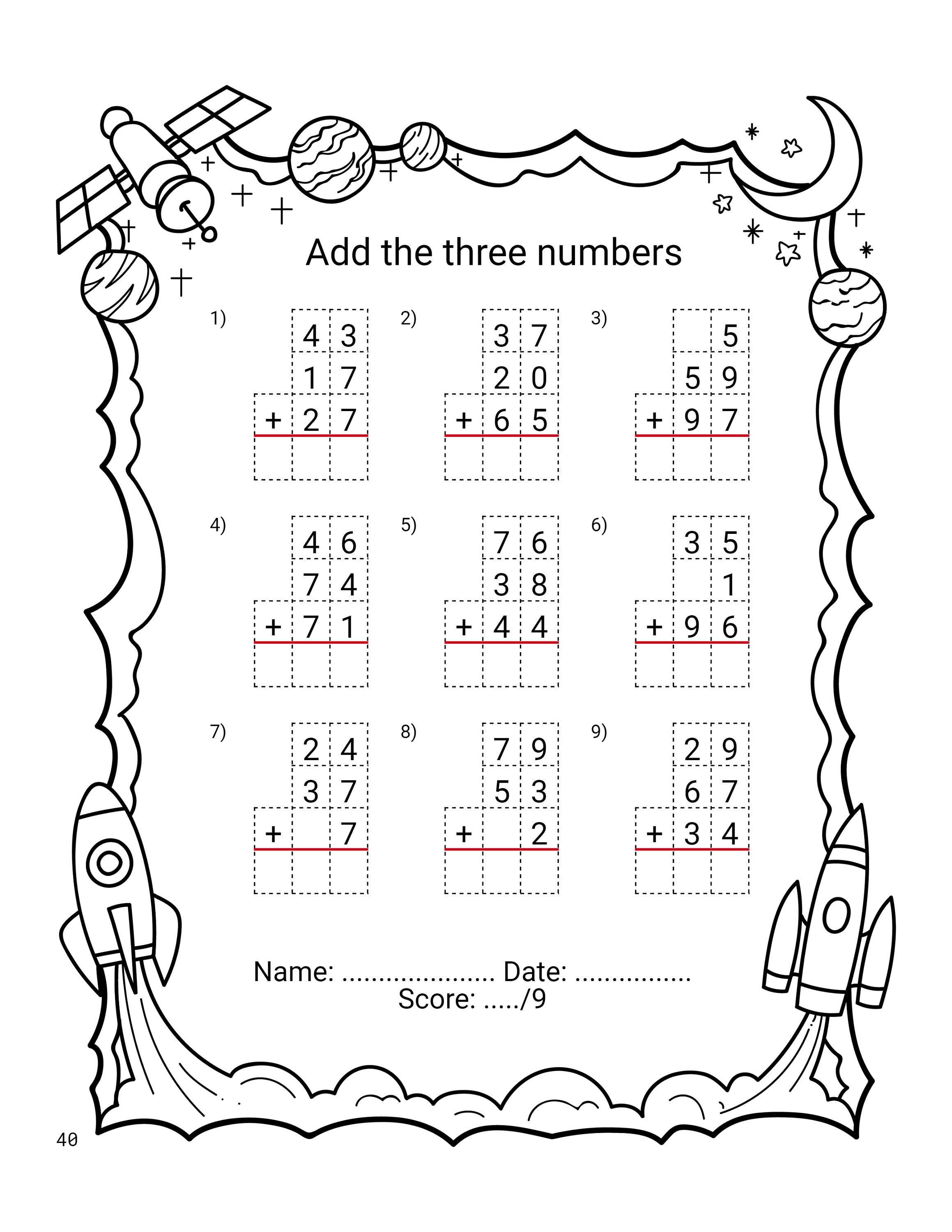 Math Worksheets Addition And Subtraction Grade 2 Etsy math-worksheets-addition-and-subtraction-grade-2-etsy