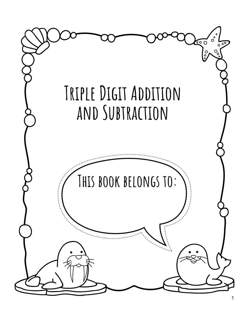 50 Printable Triple Digit Addition and Subtraction Practice Worksheets ...