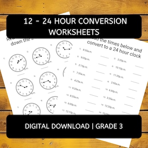 Telling Time Worksheets Grade 3 | Homeschool Printable | 42 Worksheets ...