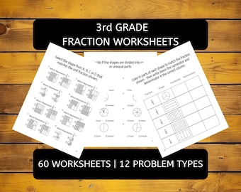 3rd Grade Math Worksheets Fractions Add & Subtract Add Decimals 80 ...