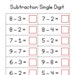 Addition and Subtraction Worksheets Zero to Twenty Kindergarten Math ...