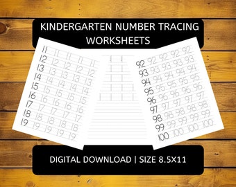 Print Handwriting the Alphabet and Numbers 1-100 | Kindergarten Age and ...