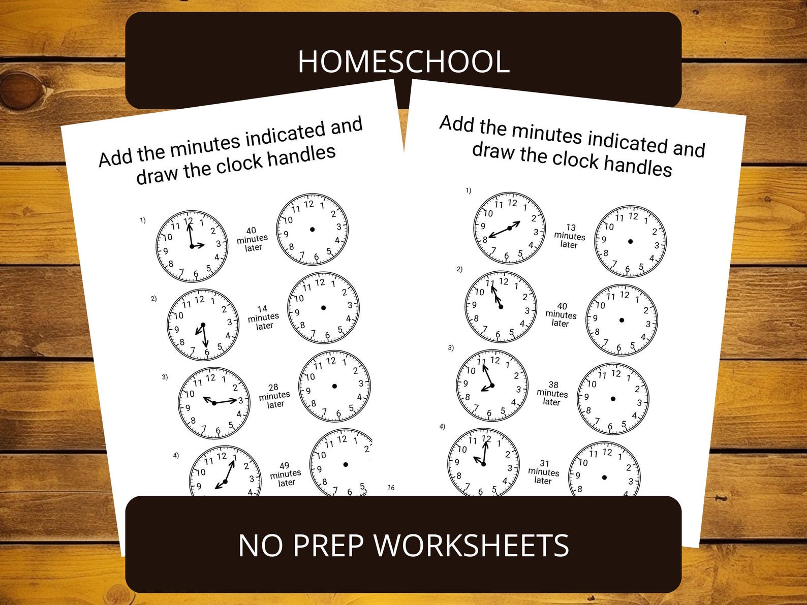 Time Addition and Subtraction Worksheets | Homeschool Printable ...