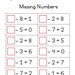 Addition and Subtraction Worksheets Zero to Twenty Kindergarten Math ...