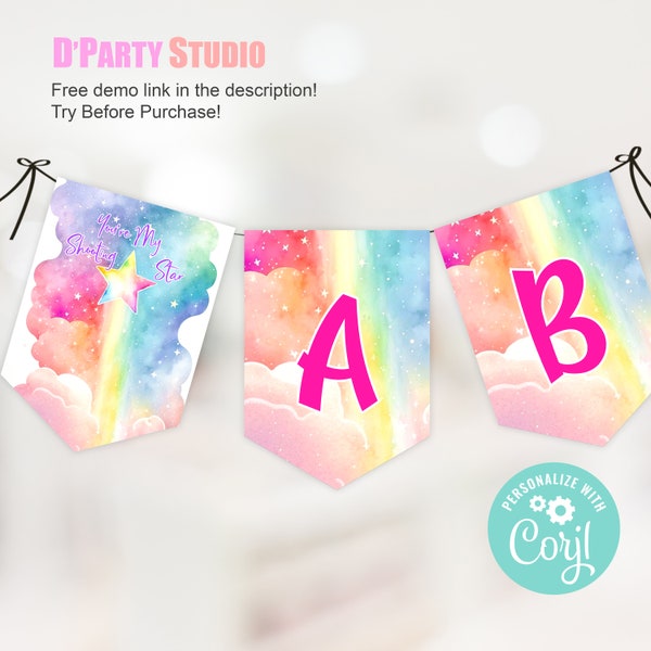 Shooting Star Letter - Etsy