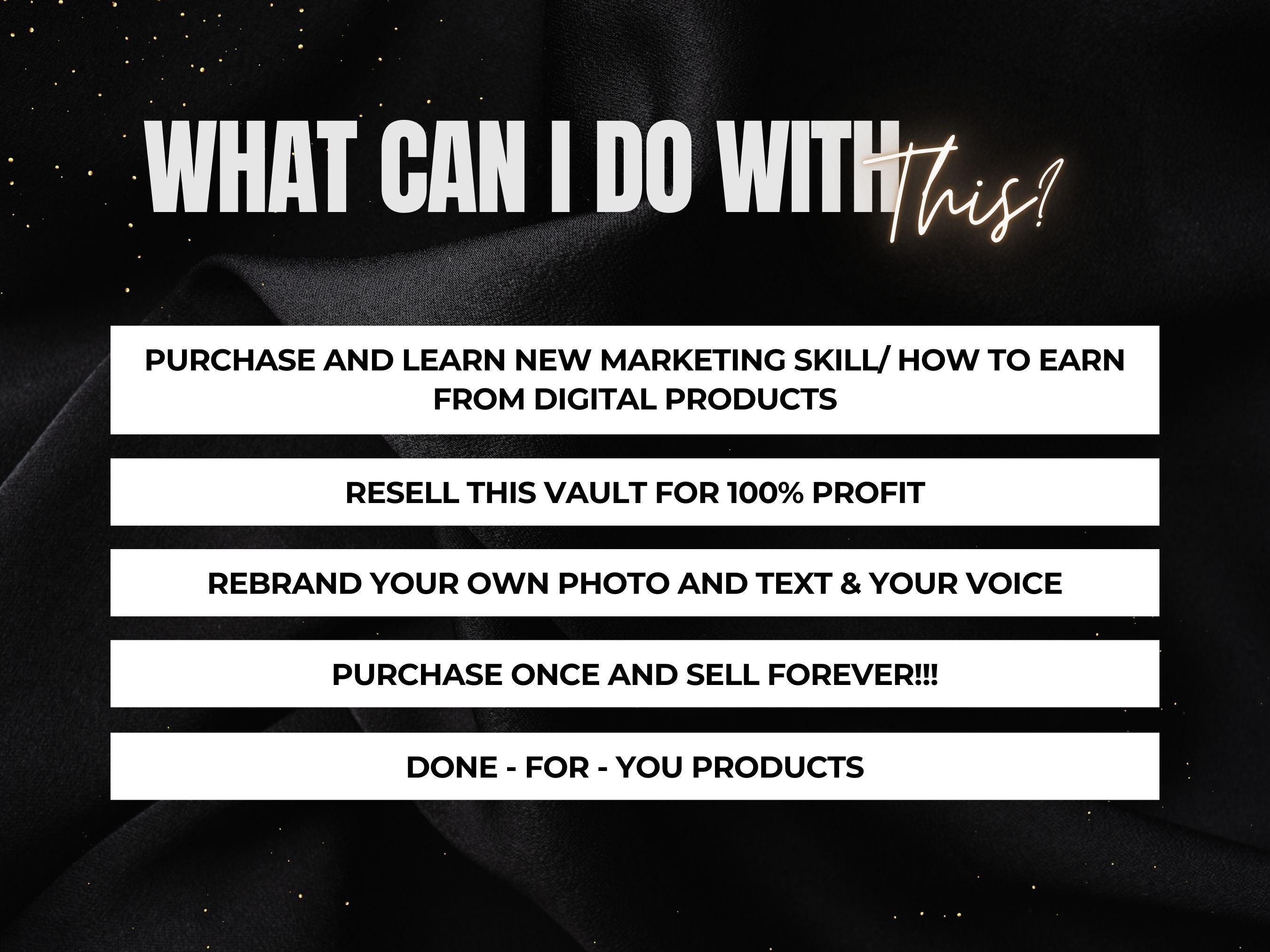 Digital Marketing Bundle Done for You Resell Digital Products Aesthetic ...
