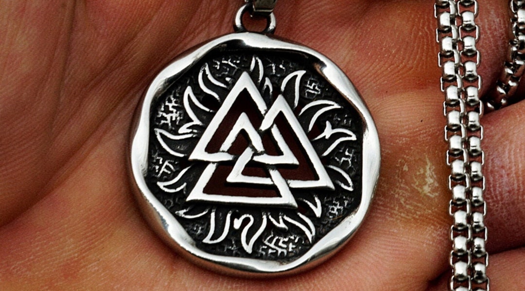 Viking Necklace, Valknut Amulet, Viking Pendant/talisman/norse ...