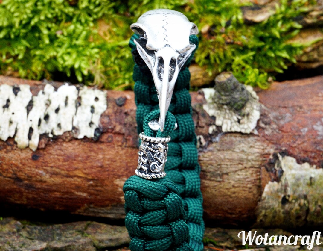 Raven Skull Bracelet, Viking Jewelry, Armlet, Wrist Band, Circlet ...