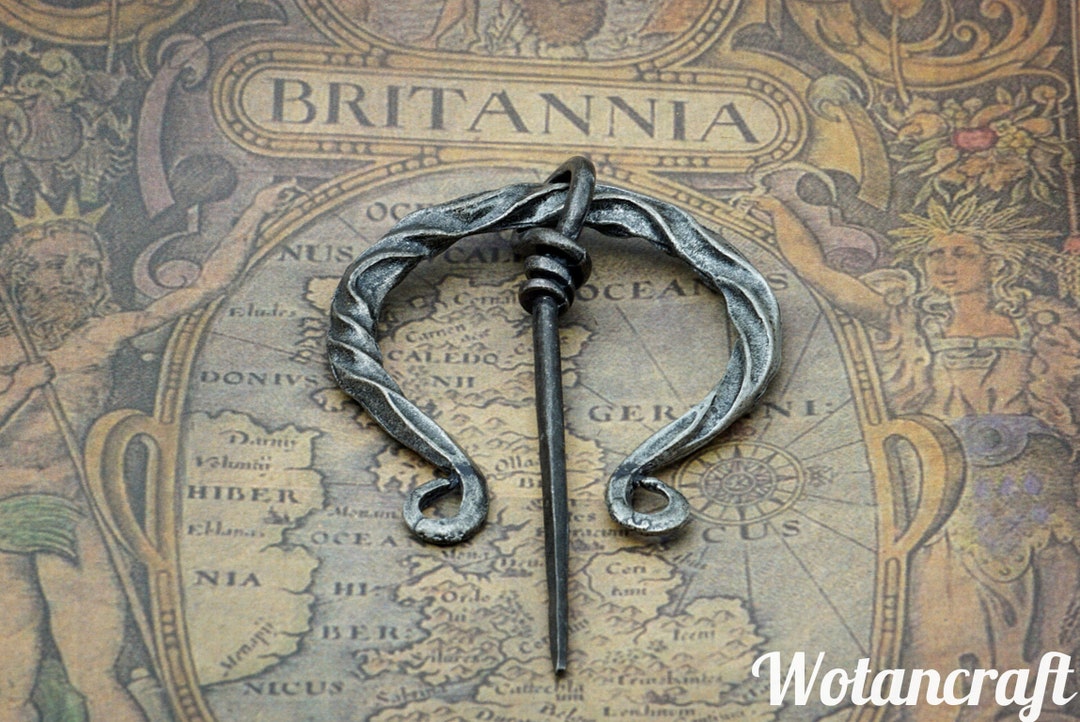 Viking Brooch, Hand Forged Brooch, Viking Pin, Handmade Pin, Honor Pin ...