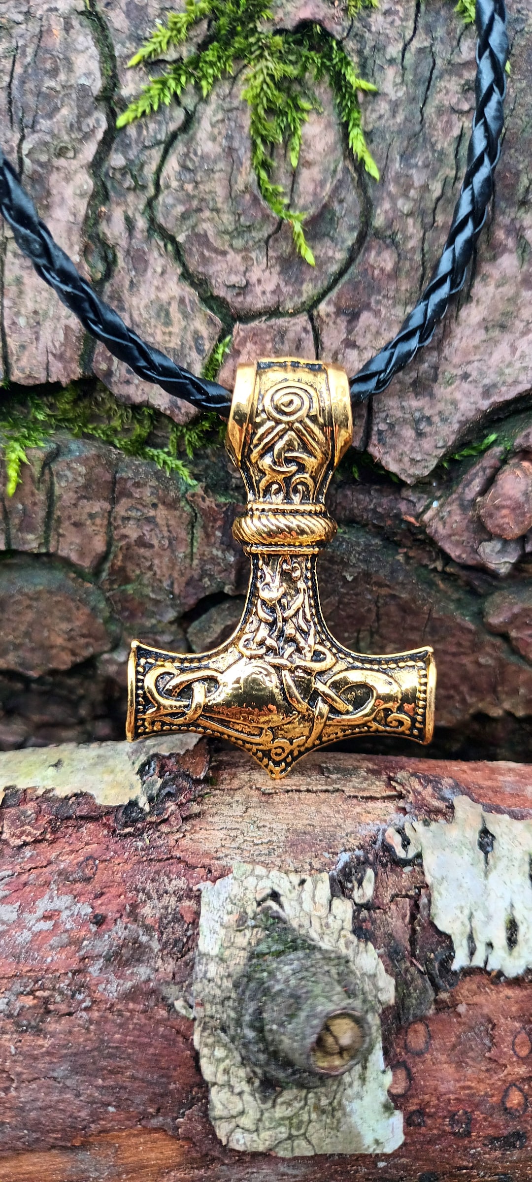 Norse Thor Hammer Necklace Mjolnir Pendant Viking Jewelry - Etsy