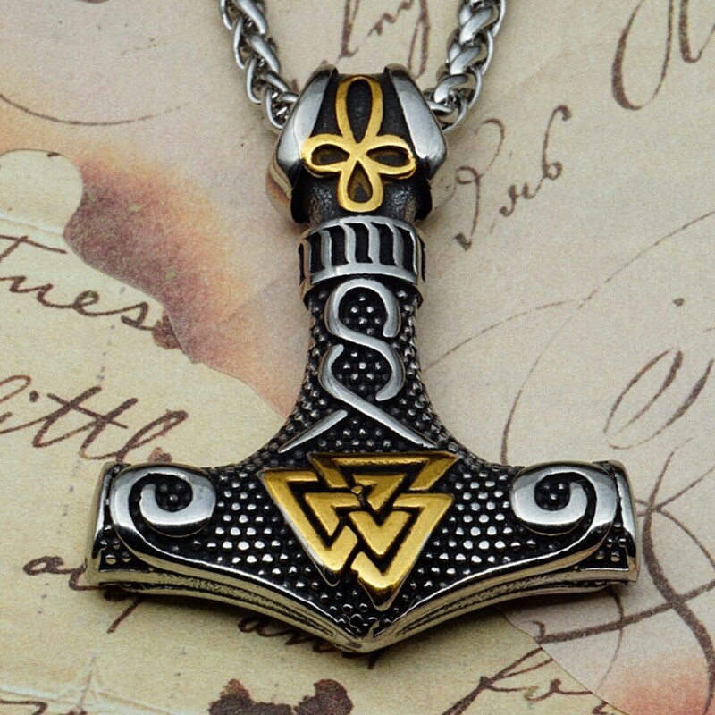 Mjolnir Pendant - Etsy