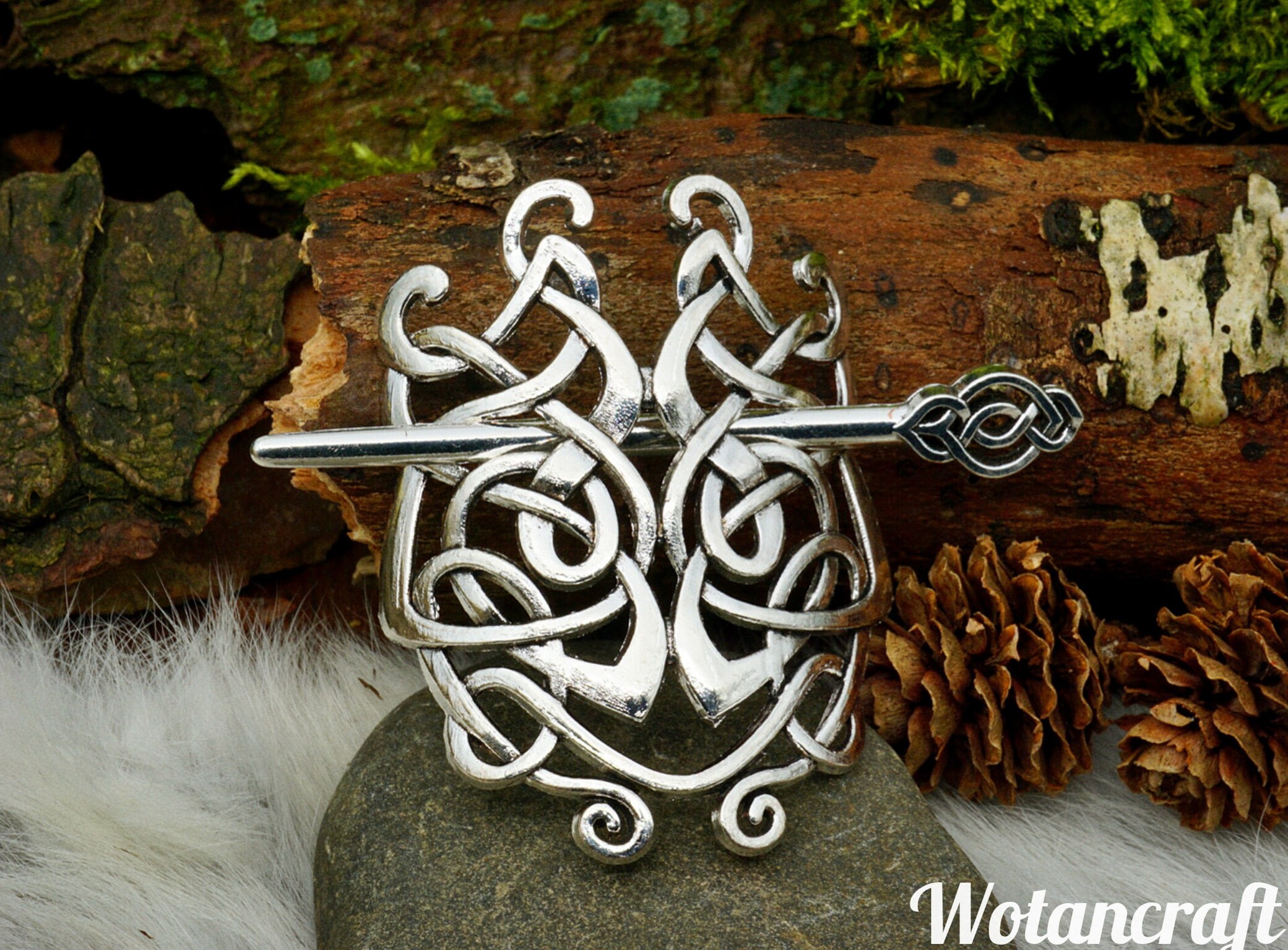 Celtic Hair Pin Celtic Knot Viking Art Nordic Hairpin - Etsy