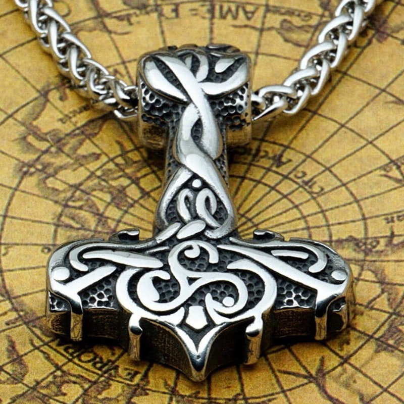 Mjolnir Pendant - Etsy