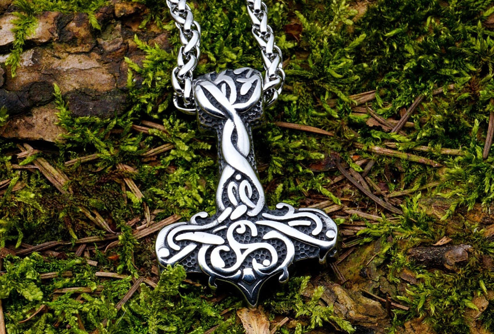 Mjolnir Pendant, Thor Hammer Necklace, Mjolnir Necklace, Pagan Jewelry ...