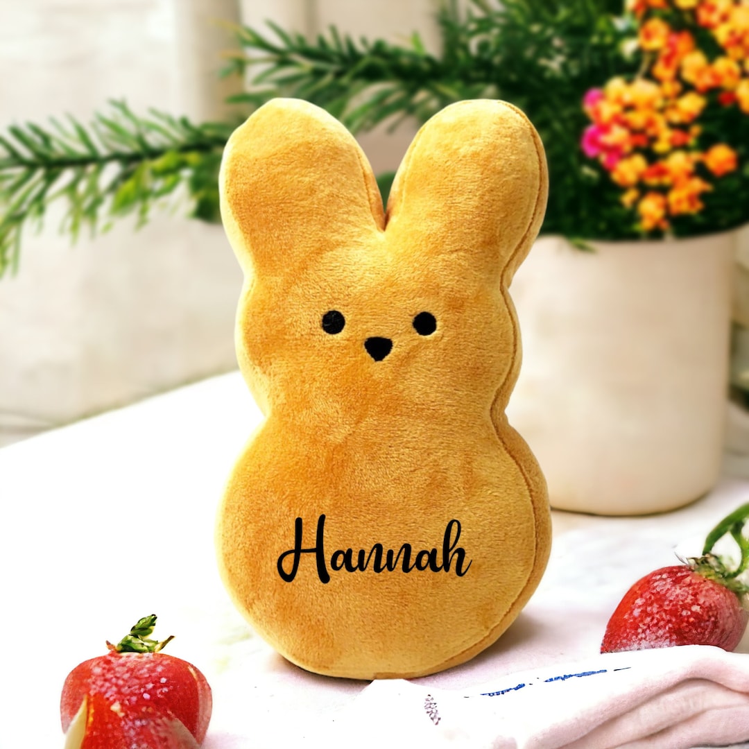 Easter Peeps Bunny Plush, Easter Chicks, Personalized Peeps Bunnies ...