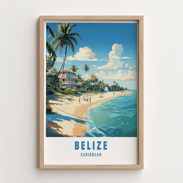 Belize Poster - Etsy