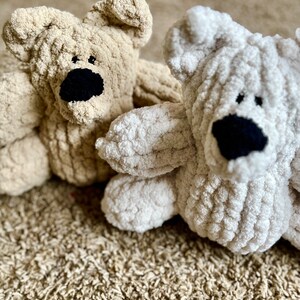 Hand Knit Teddy Bear, Handmade Plushie, Knitted Bear, Handmade Gift ...