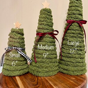 Handmade Chunky Yarn Christmas Tree: Rustic Farmhouse Decor - Etsy