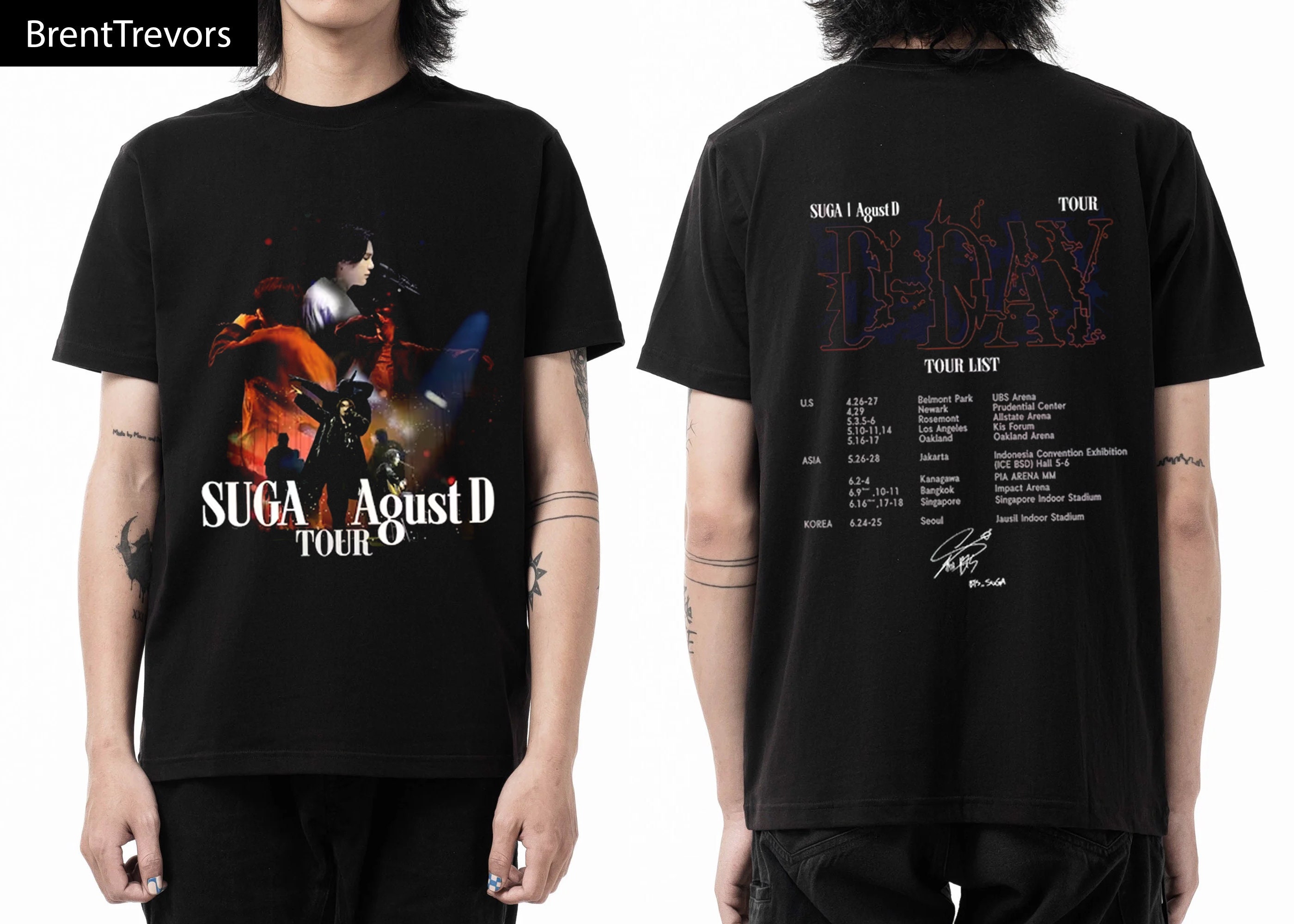 Agust D T-shirt, SUGA D Day Album Shirt, Agust D World Tour Shirt