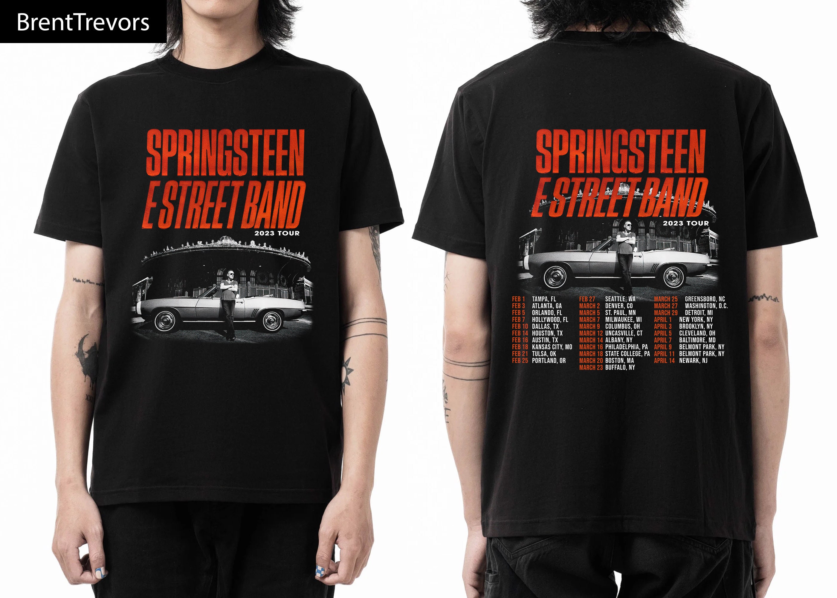 Bruce Springsteen And The E Street Band Tour 2023 Vintage Shirt