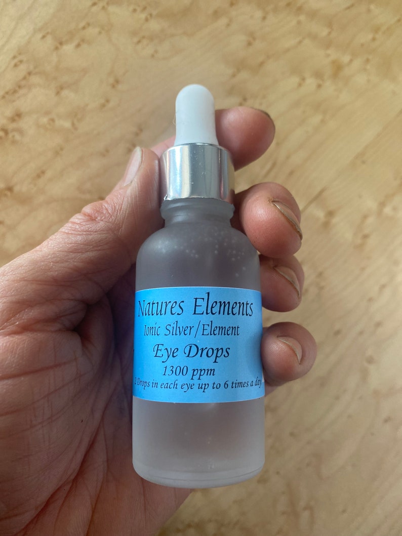 Colloidal Silver Eye Drops 1700ppm 2 Oz Bottle - Etsy