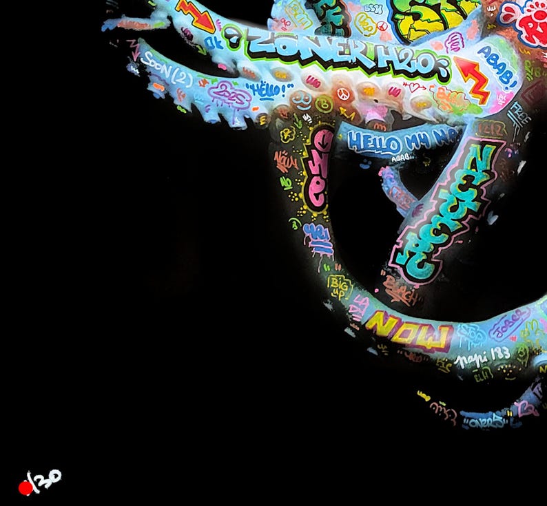 Octopus Reverse / Limited Edition Signed and Numbered by Blach® - Etsy