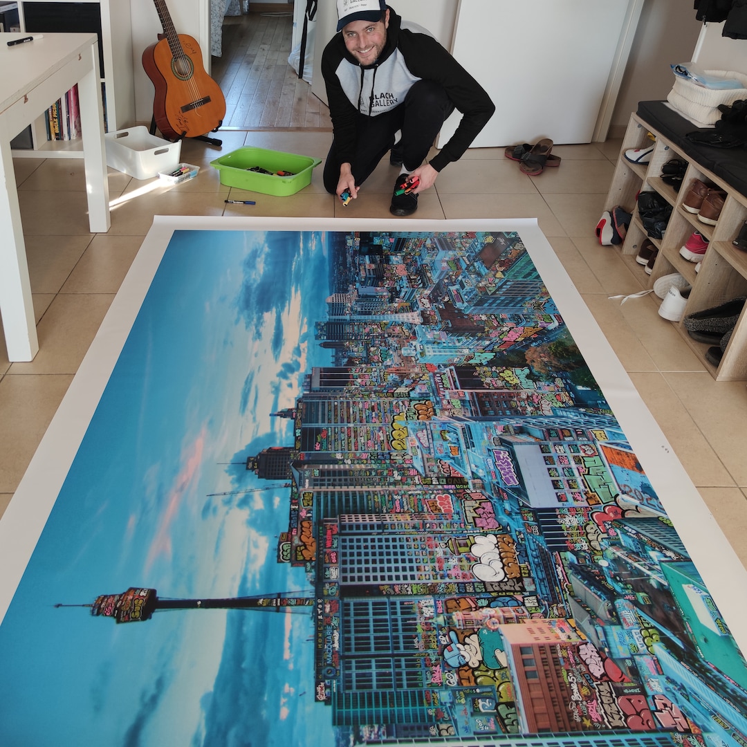 Poster Open Edition/ Big Vandal City Sidney / Open Edition / Art by ...