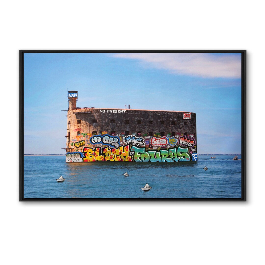 Fort Boyard Graffiti Vandal Streetart. POSTER , Toile XXL, STICKER - Etsy