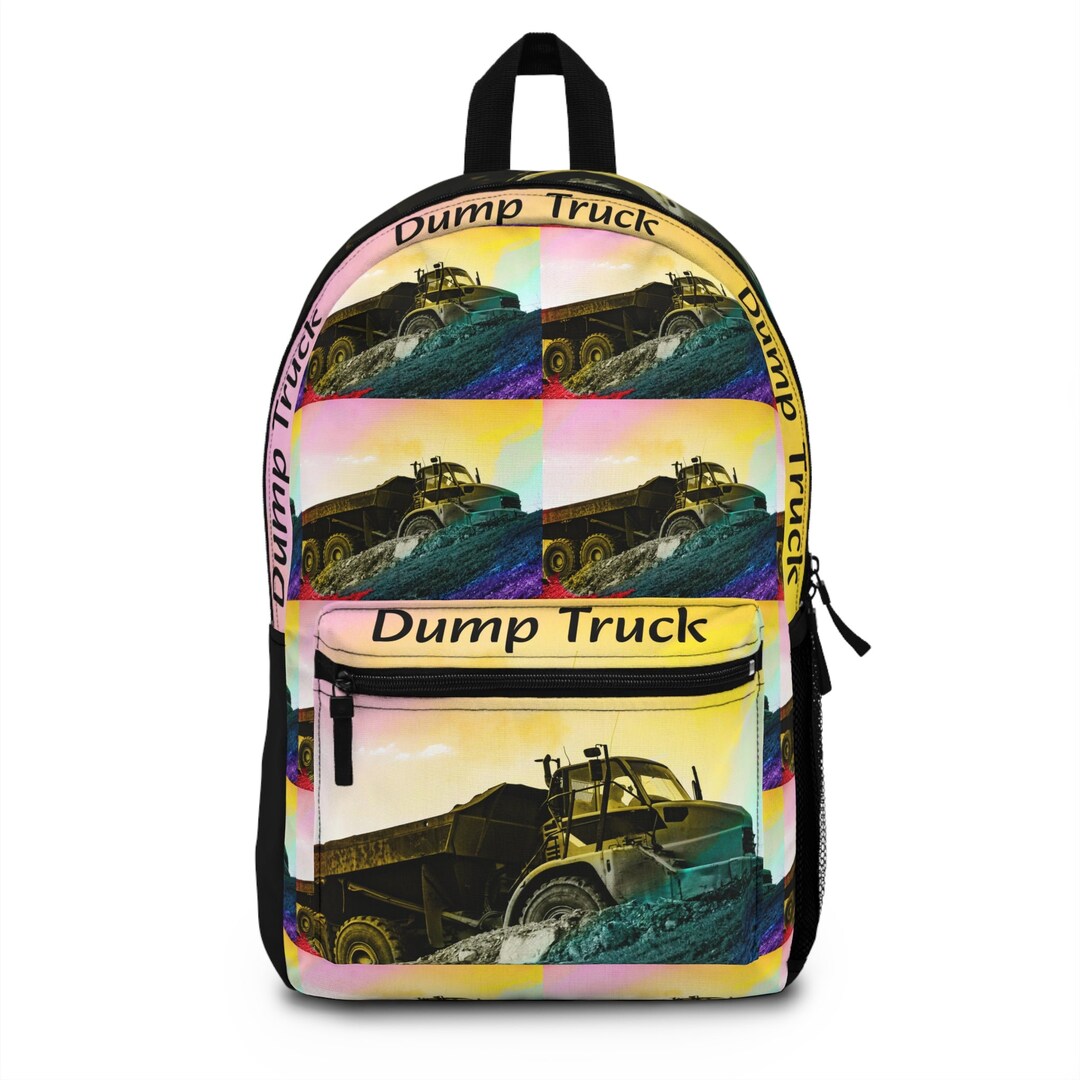 Dump Truck Heavy Equipment Backpack - Etsy