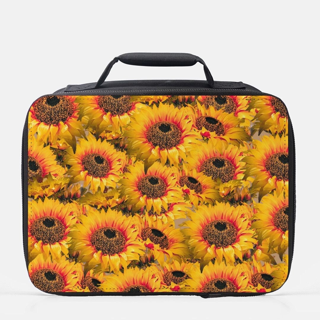 Sunflower Background Small Insulated Lunch Box - Etsy
