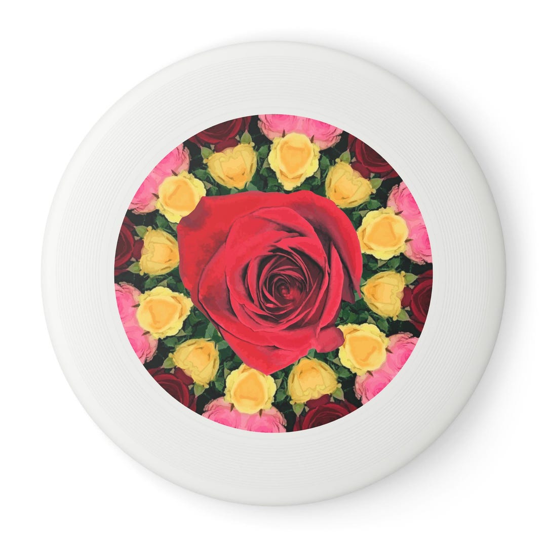Red Roses Wham-o Frisbee - Etsy