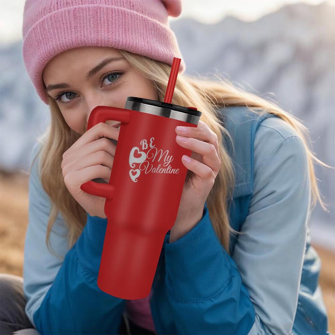 Be My Valentine Engraved Pinnacle 40 Oz Tumbler Travel Mug - Etsy