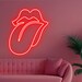 Rolling Stones Led Neon Sign Mouth With Tongue Home Decoration Rock N ...