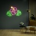 Hibiscus Flower Led Neon Sign Natural Floral Home Decor Tropical Neon ...