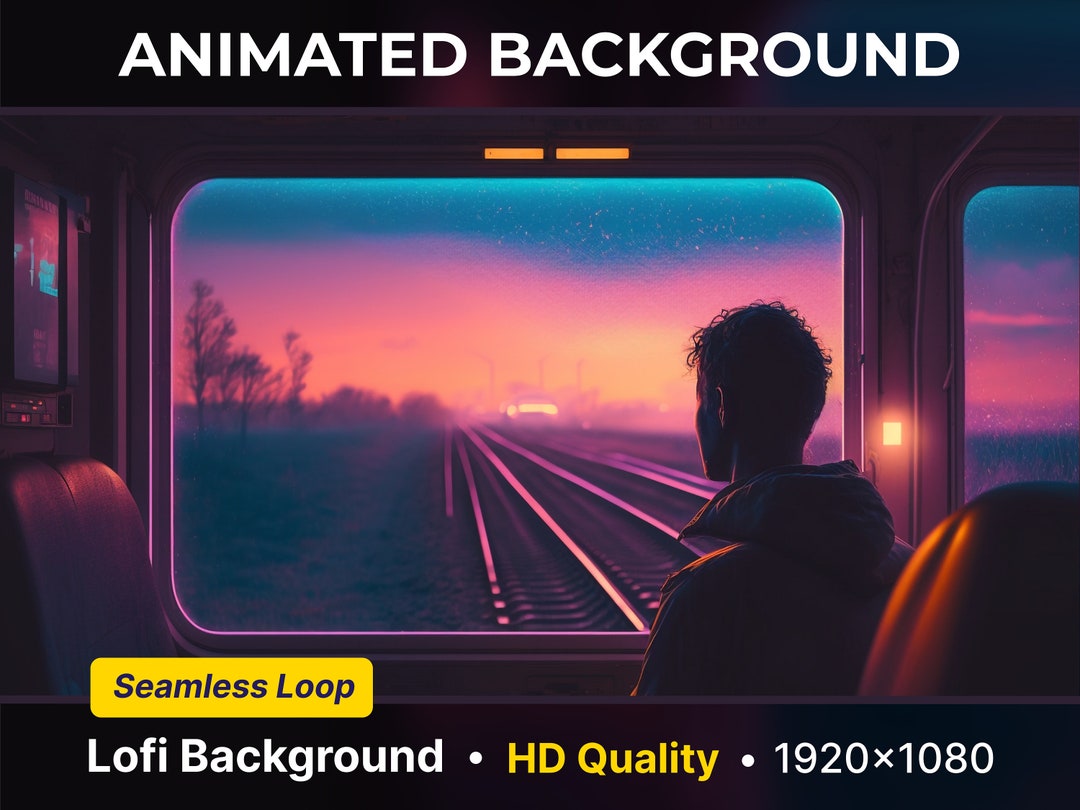 Animated Virtual Lofi Background Lofi Art Vtuber Background Twitch ...