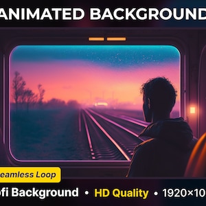 Animated Virtual Lofi Background Lofi Art Vtuber Background Twitch ...