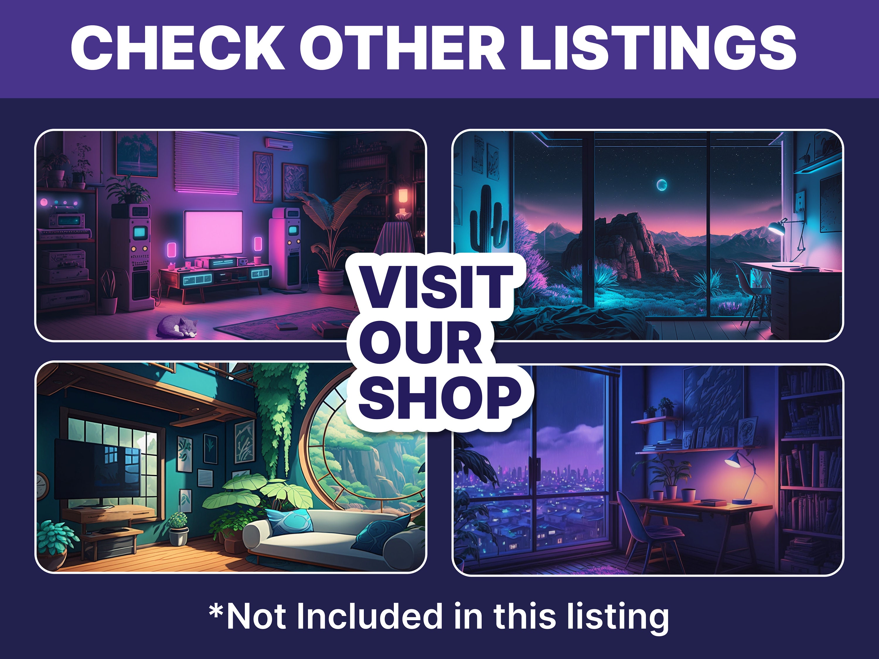 Animated Virtual Background Rainy Alley Looped Vtuber - Etsy