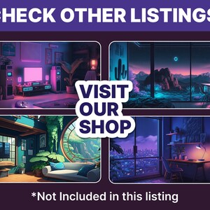 Animated Background Stream Screen Cozy Living Room Looped Vtuber ...