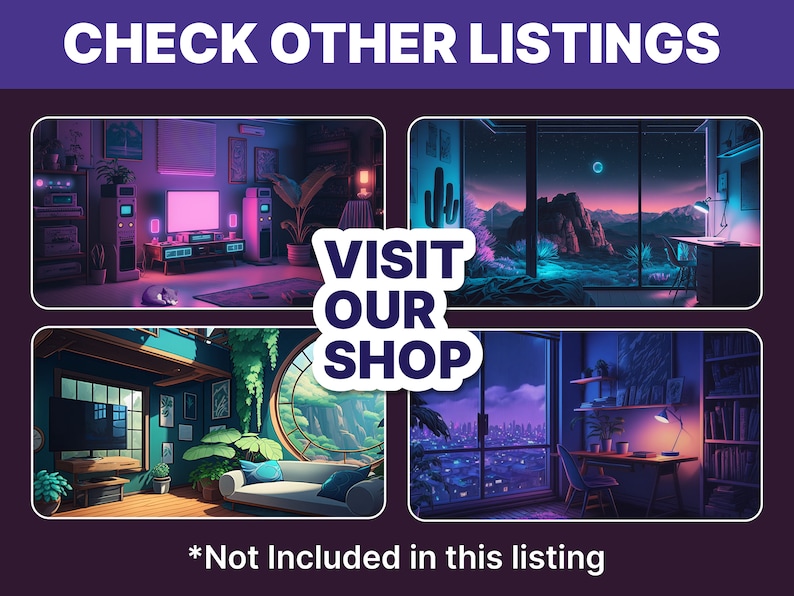 Animated Background Stream Screen Cozy Living Room Looped - Etsy