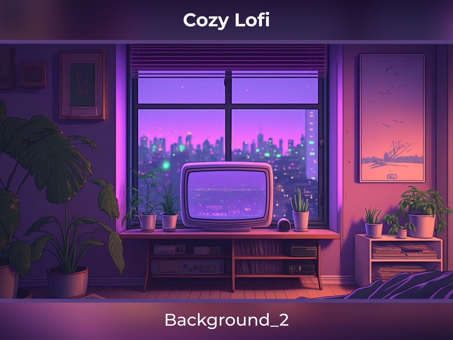 Animated Background Cozy Lofi Mega Bundle 5 Lofi Vtuber Background ...
