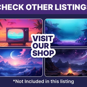 Animated Retro Background Lofi Vtuber Room Twitch Streaming Screen ...