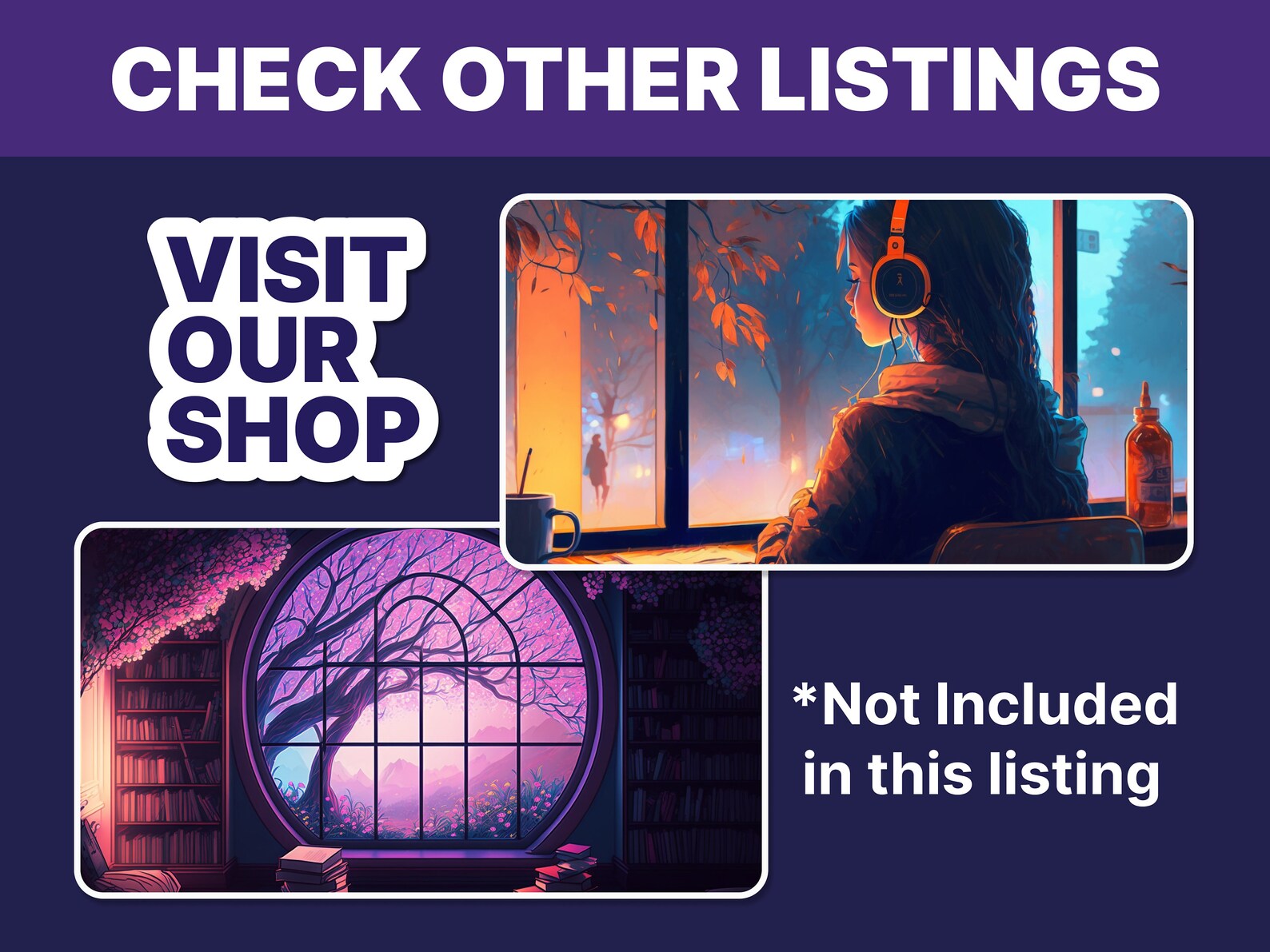 Animated Virtual Background Lofi Girl Vtuber Background Twitch - Etsy