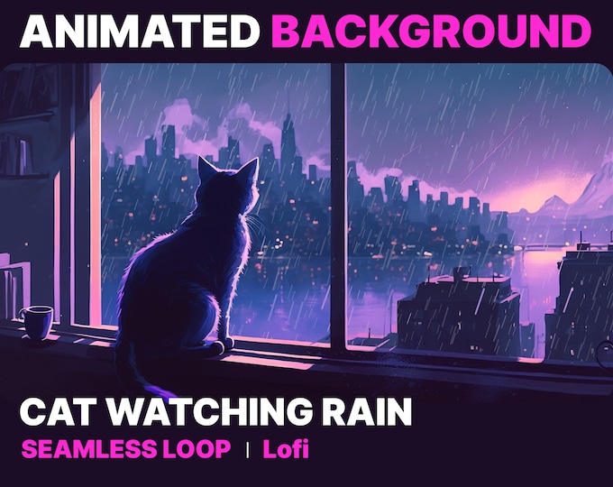 Animated Virtual Background A Cozy Night Vtuber Background Twitch ...