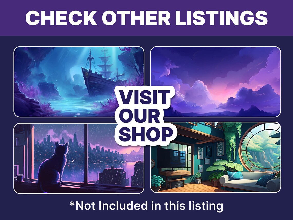 Animated Stream Pack Beautiful Galaxy Twitch Streaming Package - Etsy