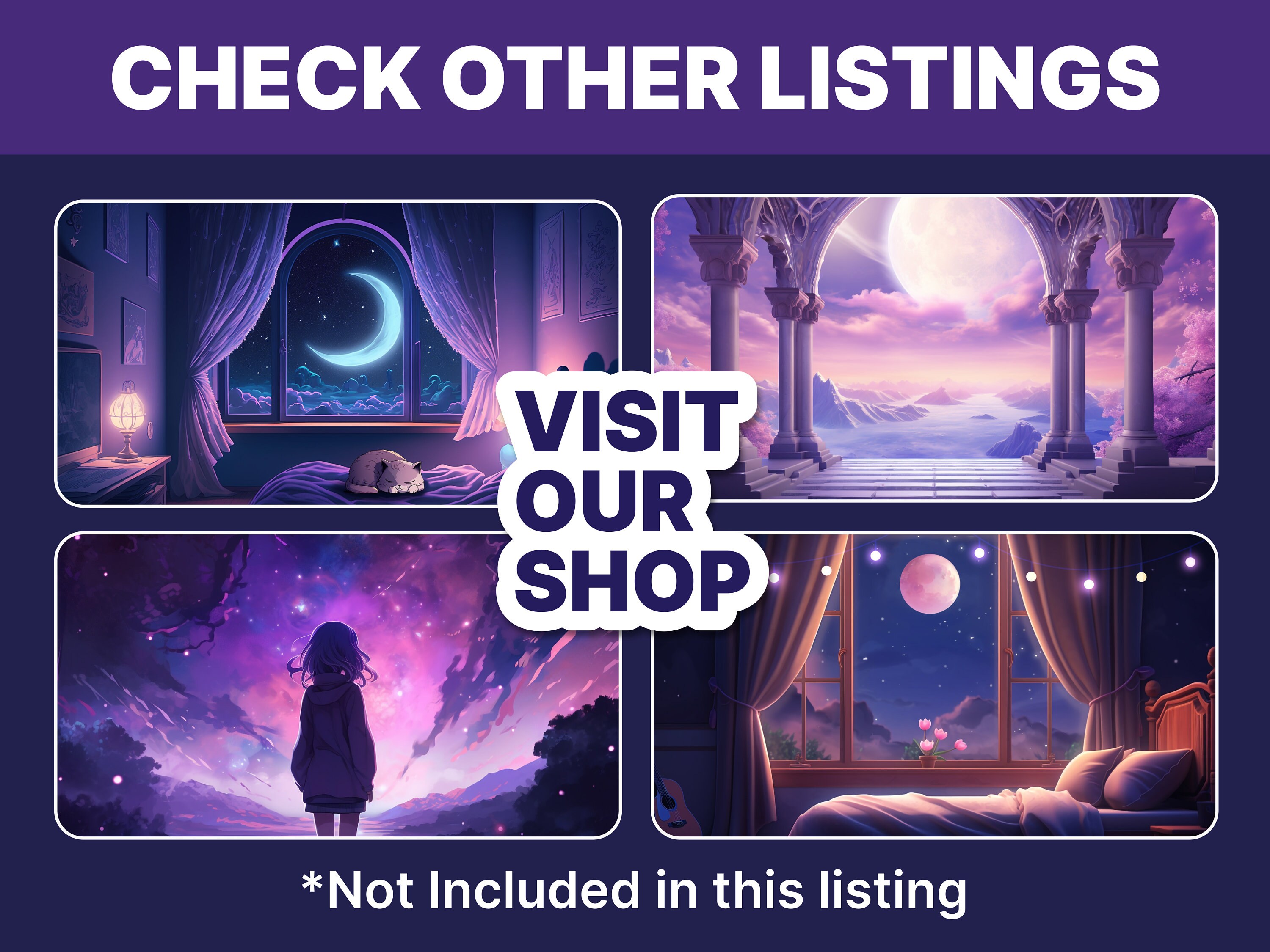 Animated Virtual Background Cyberpunk Alley Looped Vtuber - Etsy