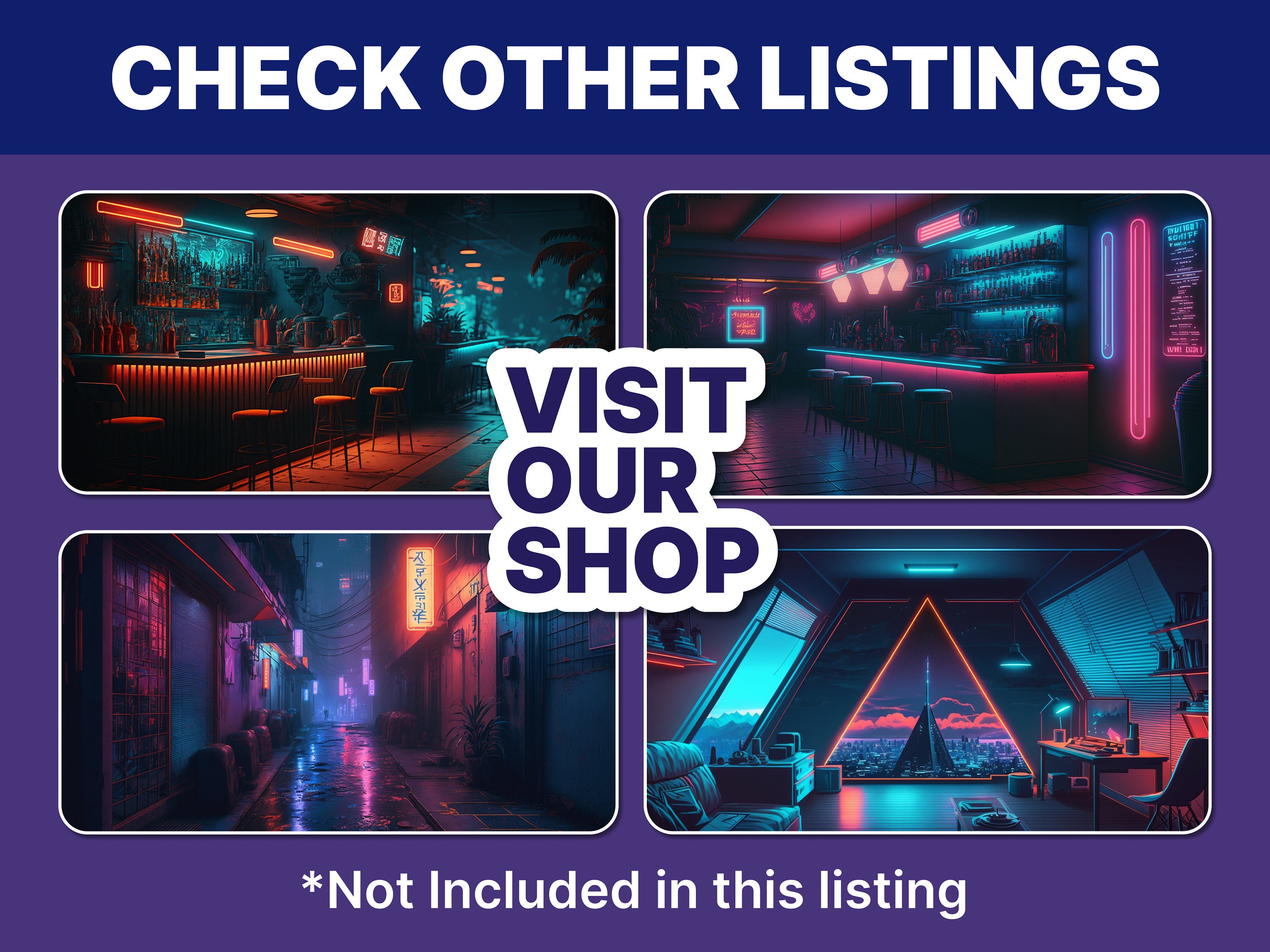 Animated Virtual Background Fantasy Purple Dream Vtuber Room - Etsy