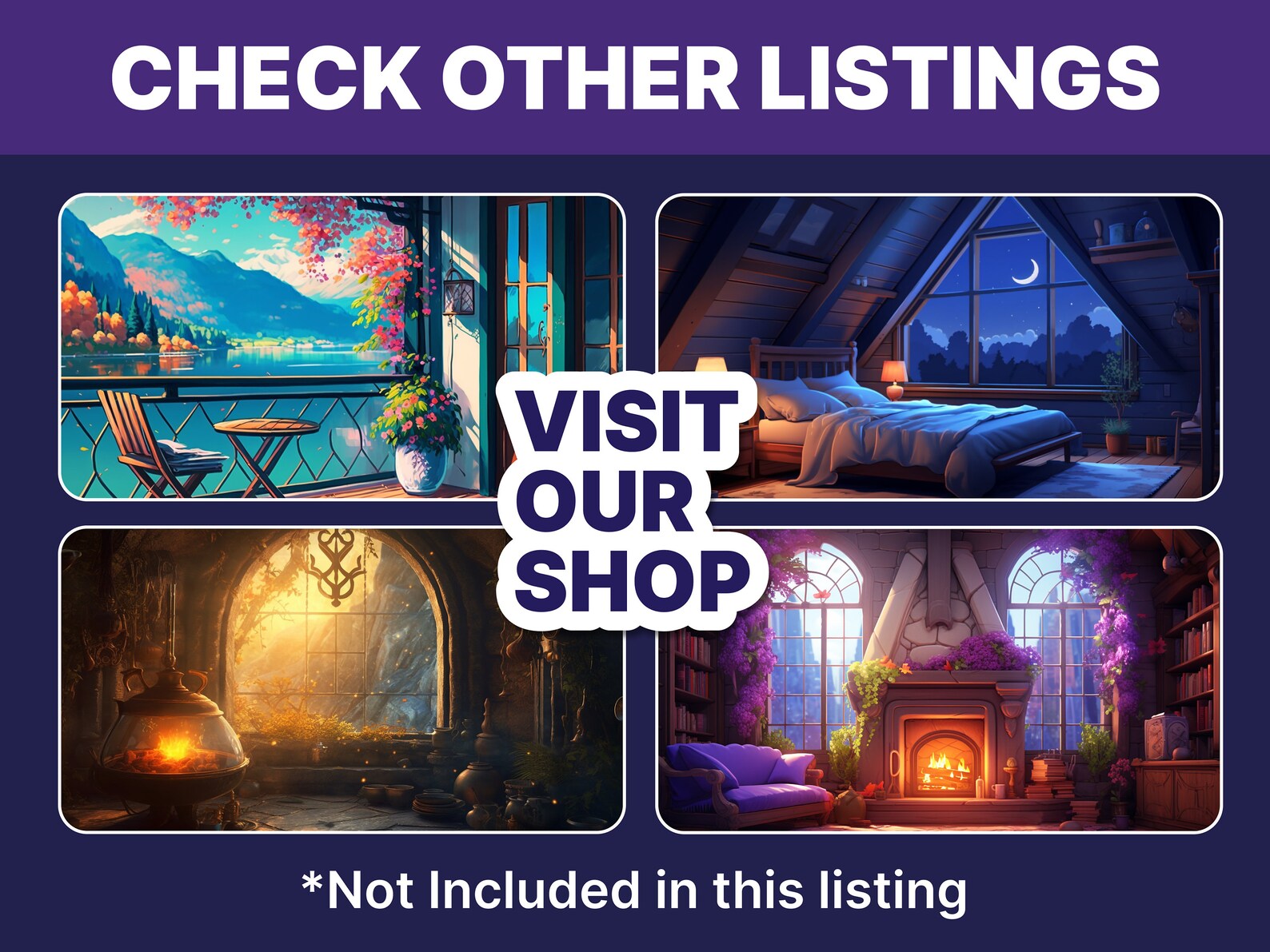 Animated Virtual Background Beautiful Evening Vtuber Background Twitch ...