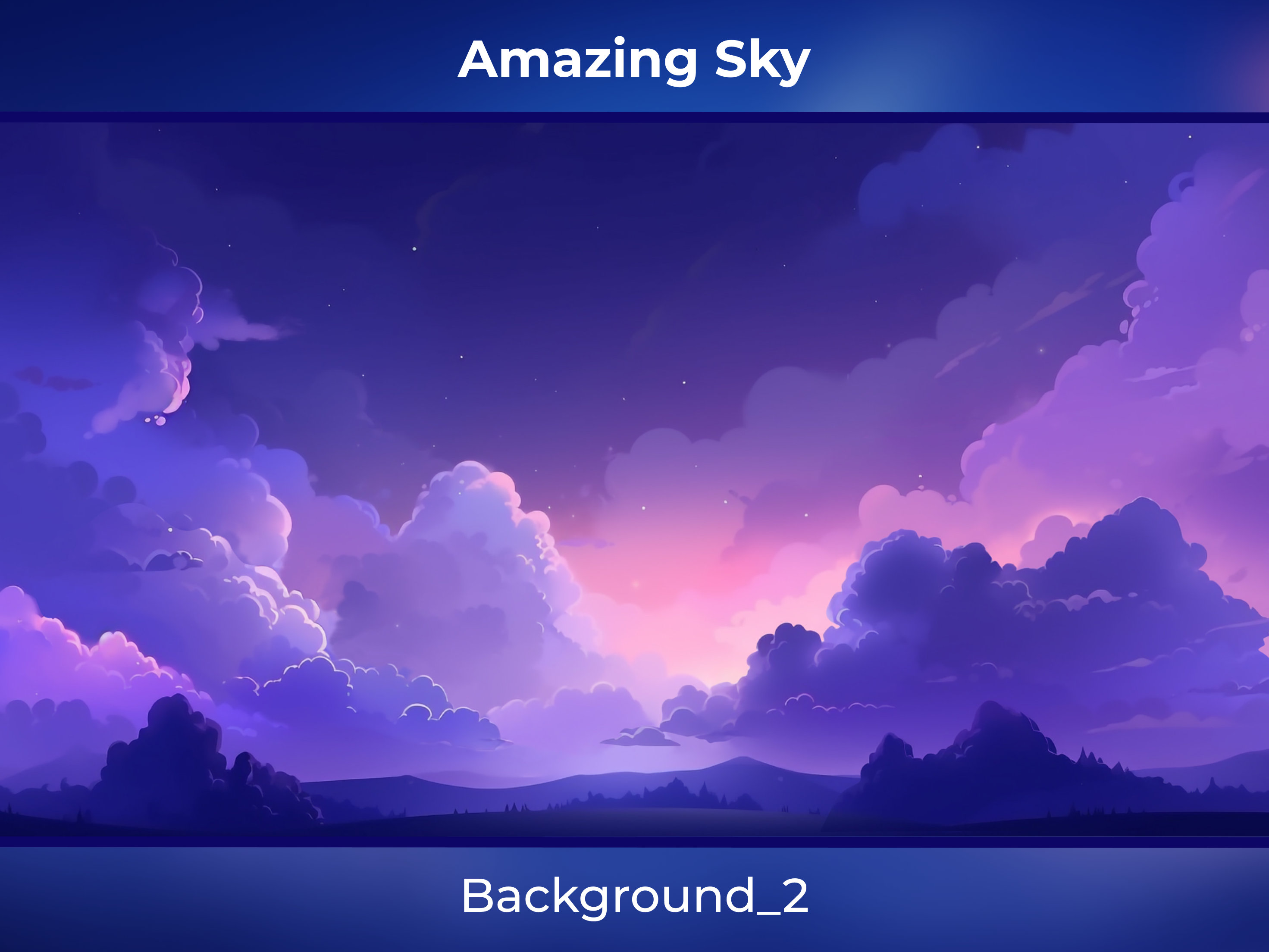 Animated Sky Background Mega Bundle 5 Cute Purple Looped - Etsy